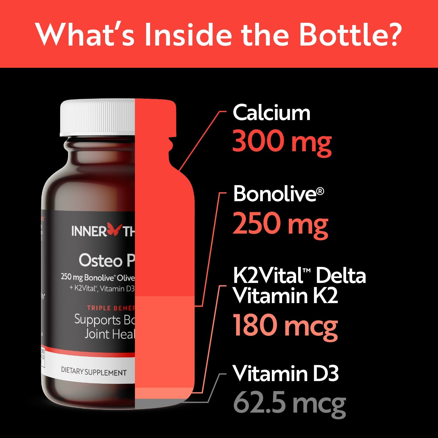 Osteo Plus - Advanced Support for Bone and Joint Health - InnerThera